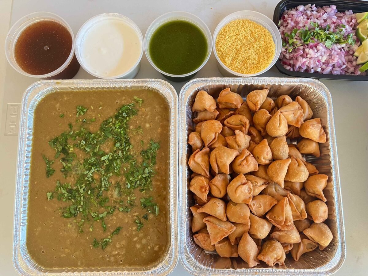 Samosa chaat - Belis
